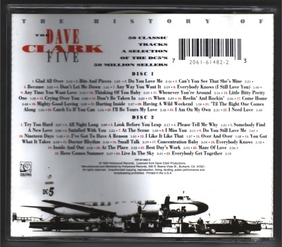The History of the DAVE CLARK FIVE 2CD set for SALE