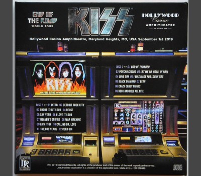 KISS Live in USA End Of The Road Tour 4xCD BOX SET for SALE